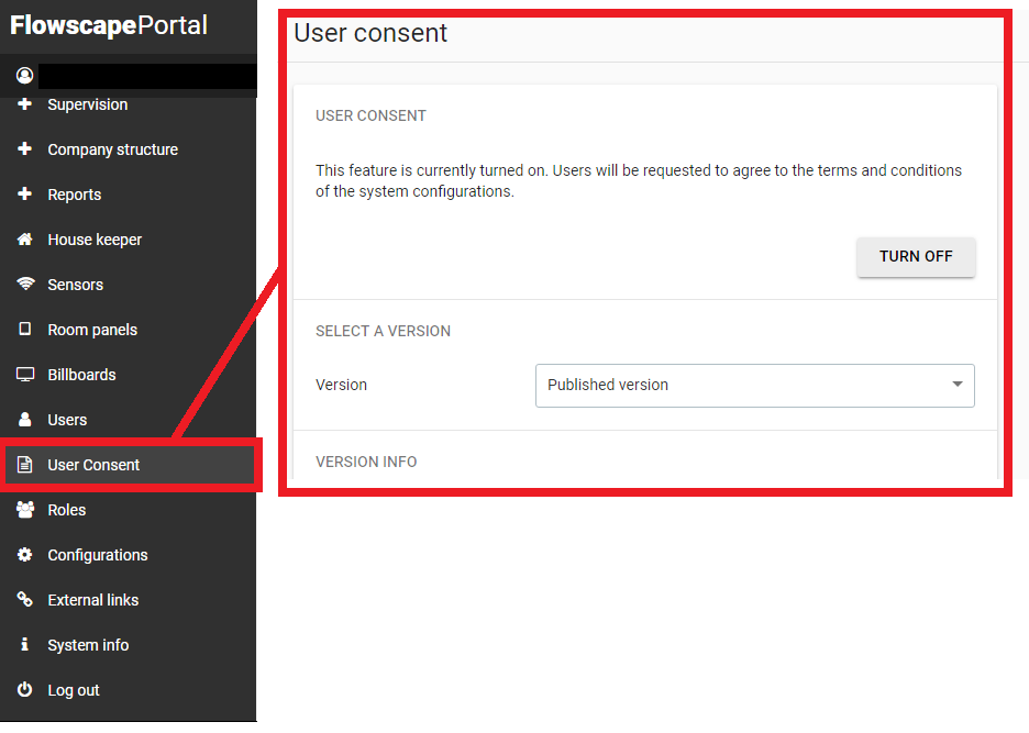 User Consent – Flowscape AB