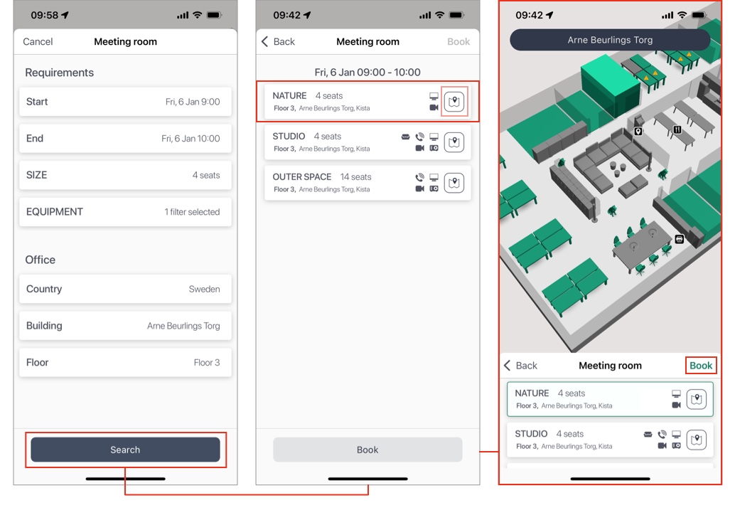 Book a room – Flowscape AB